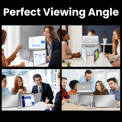 MagHub Quad 16” Laptop Screen Extender-Stop Alt-Tabbing. Start Winning ...