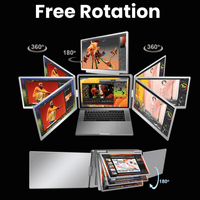 MagHub Quad 16” Laptop Screen Extender-Stop Alt-Tabbing. Start Winning ...